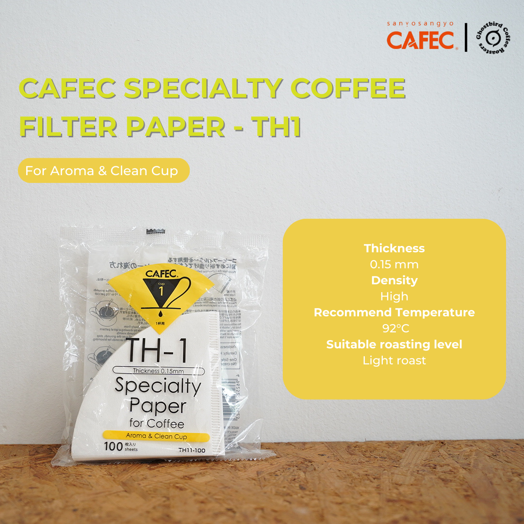 CAFEC Specialty Coffee Filter 100pcs – Ghostbird Coffee Co