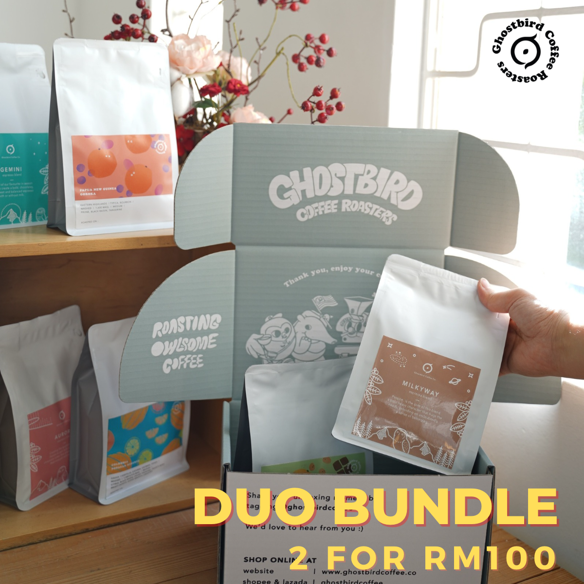 Ghostbird's Duo Bundle | Ghostbird Coffee Co